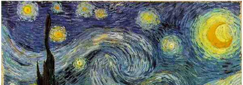Fondo De Noche Estrellada De Van Gogh